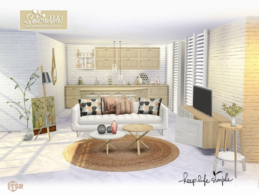 The Sims Resource - Keep Life Simple Living Sideboard