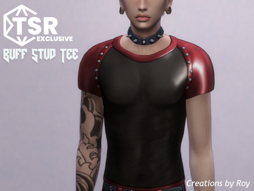 The Sims Resource - Buff Stud Tee