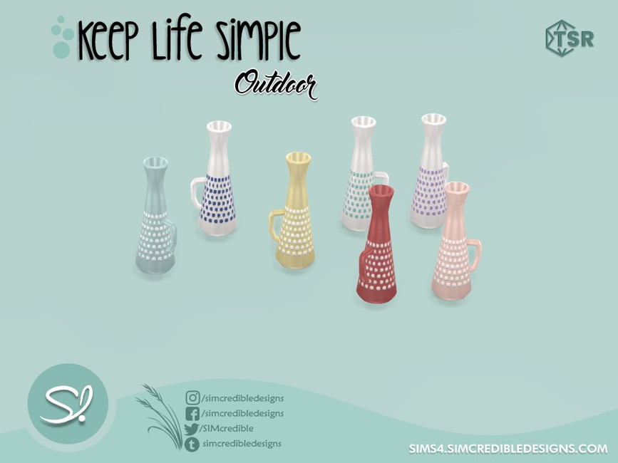 The Sims Resource - Keep life simple outdoor Jug