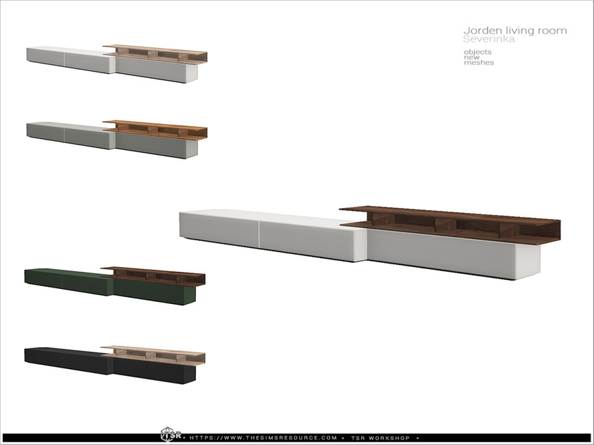 The Sims Resource - Jorden livingroom - Tv stand