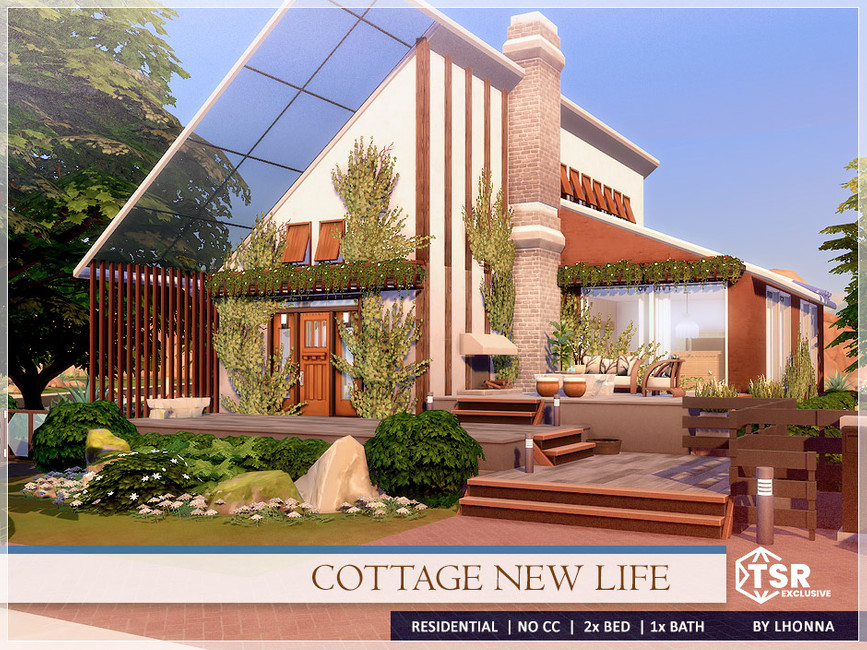 The Sims Resource - Cottage New Life /No CC/
