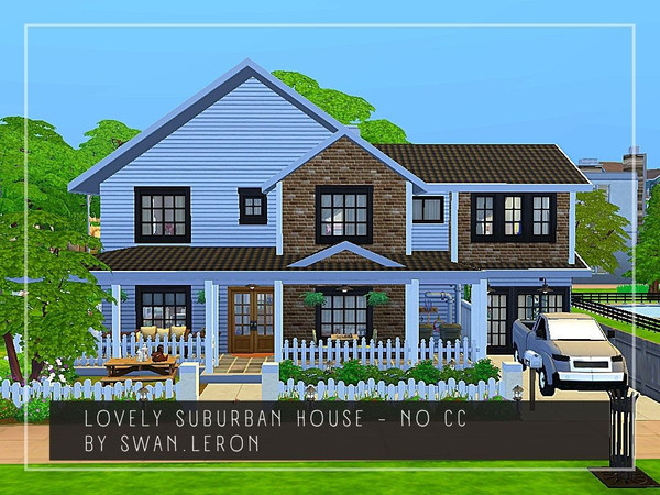 The Sims Resource | Lovely Suburban House