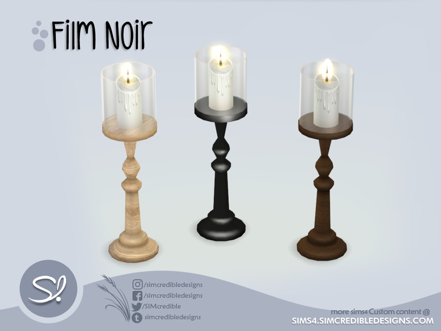 The Sims Resource - Film Noir Candle
