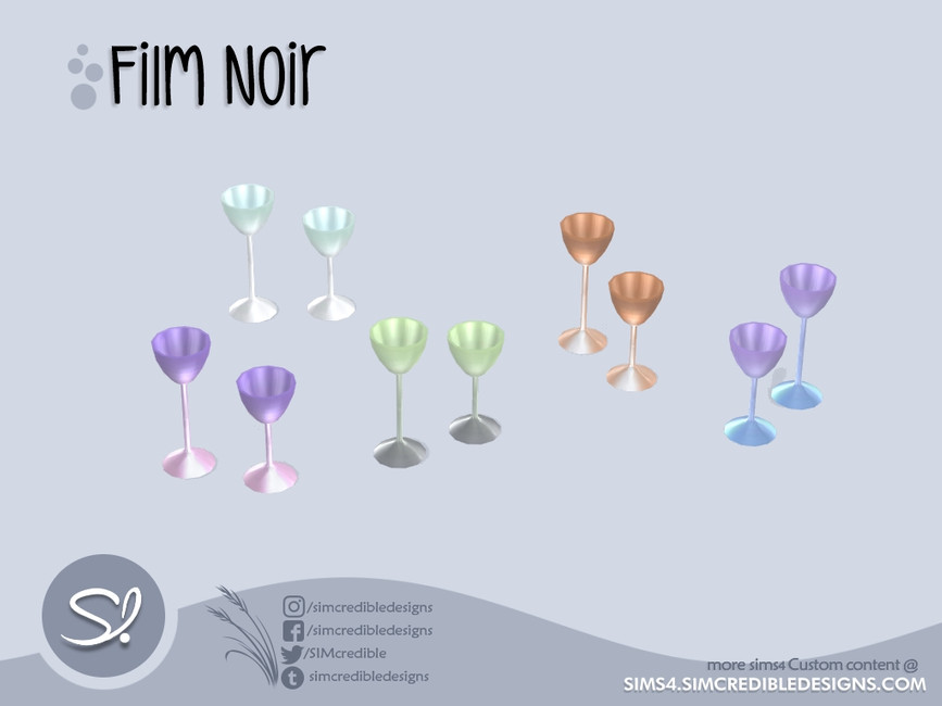 The Sims Resource - Film Noir Glasses