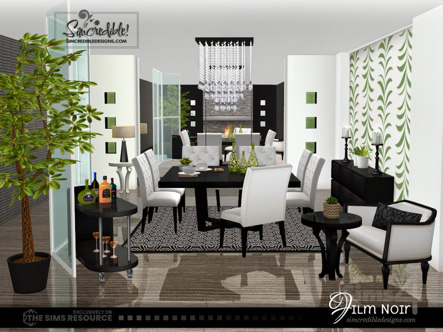 The Sims Resource - Film Noir Dining