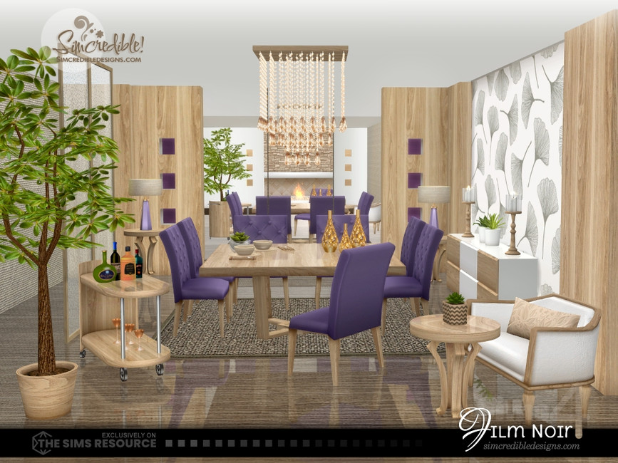 The Sims Resource - Film Noir Dining
