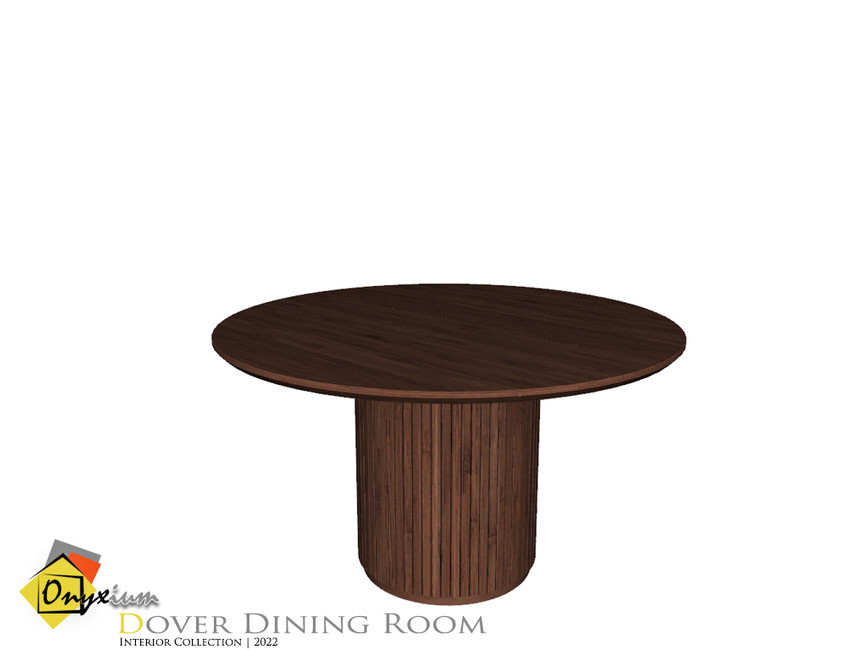 The Sims Resource - Dover Dining Table Round