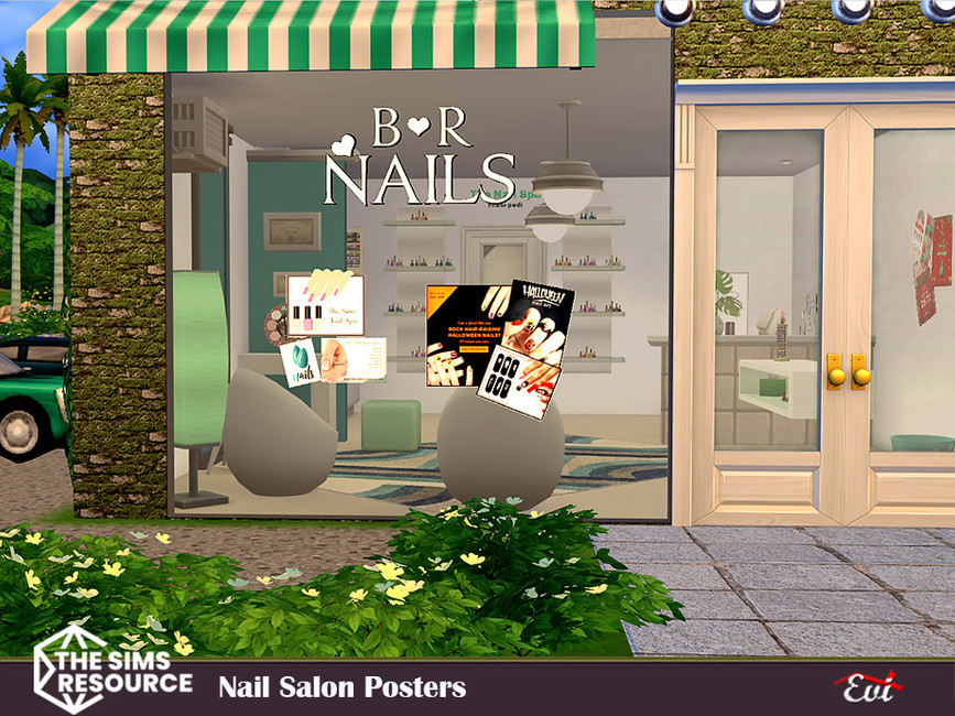 The Sims Resource - Nail salon posters