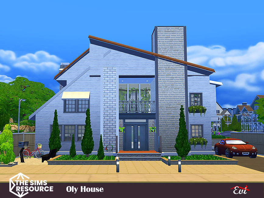 The Sims Resource - Oly House_TSR only CC