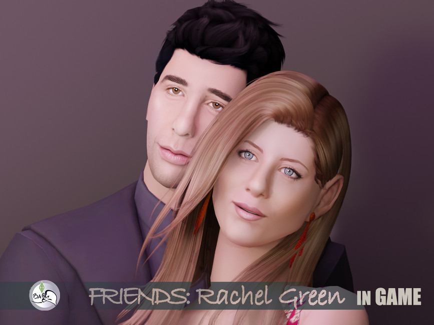 The Sims Resource - SIM Rachel Green - FRIENDS (inspiration)