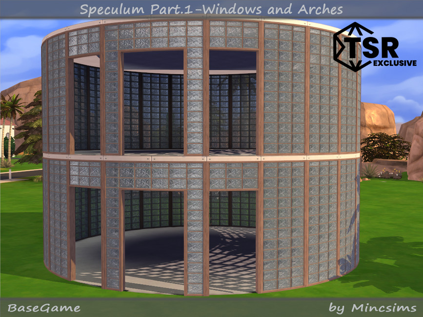 The Sims Resource - Speculum Part.1 - Curved Arches and Windows