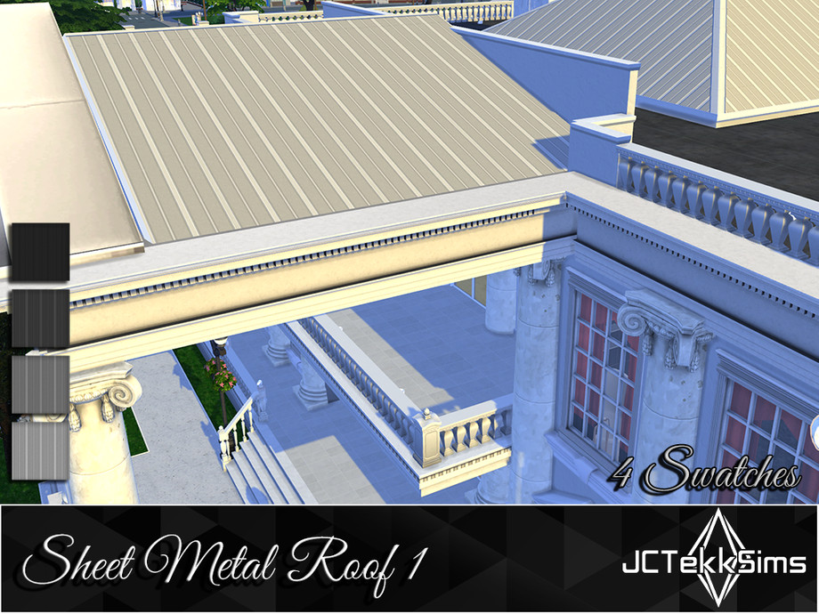 The Sims Resource | Sheet Metal Roof 1