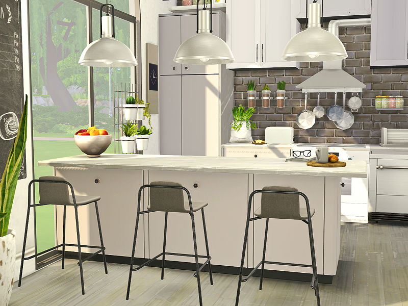 The Sims Resource | City Kitchen - CC