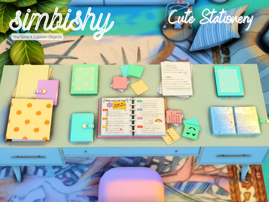 The Sims Resource - Cute Stationery Set