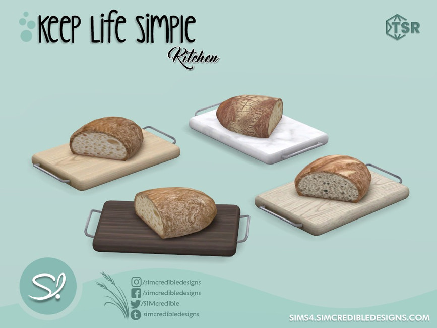 The Sims Resource - Keep Life Simple Kitchen Bread