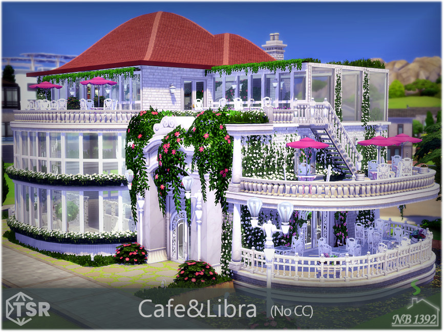 The Sims Resource - Cafe&Libra (No CC!)