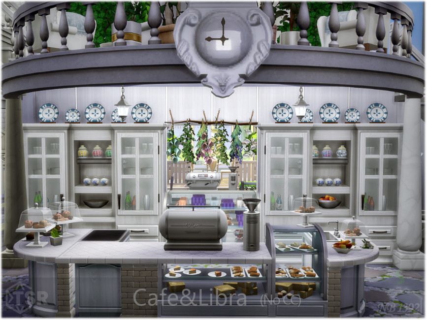 The Sims Resource - Cafe&Libra (No CC!)