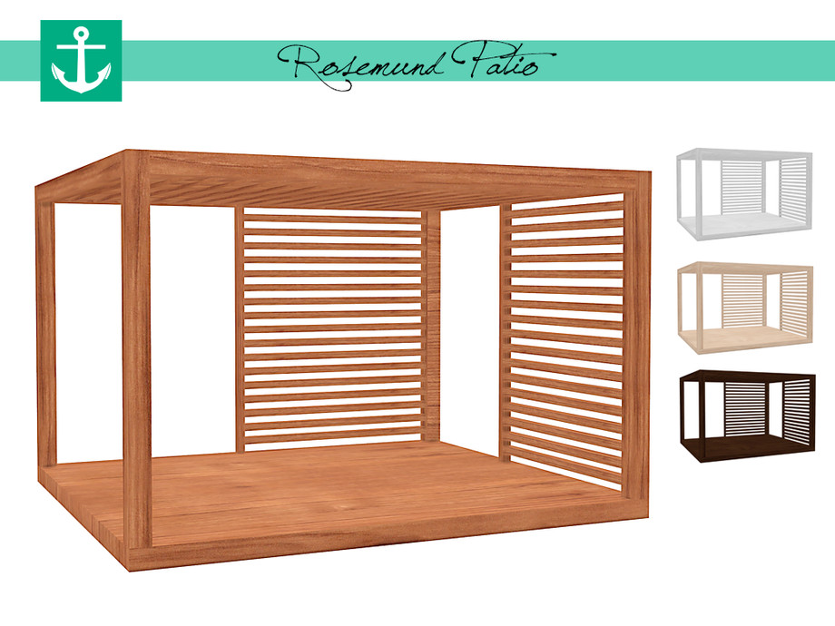 The Sims Resource | Rosemund Patio - Pergola