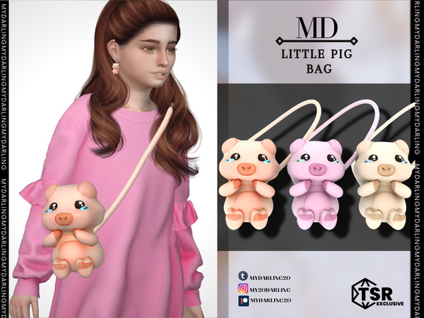 The Sims Resource | child little pig bag