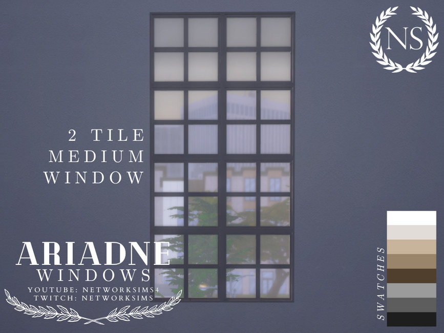 The Sims Resource - Ariadne Windows - 2 Tile Medium
