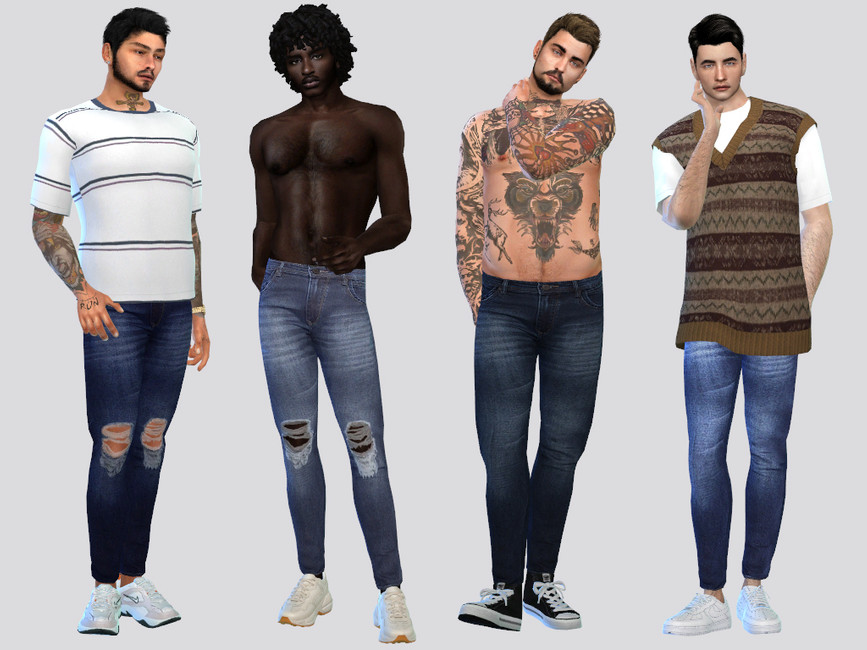 The Sims Resource - Stram Denim Jeans