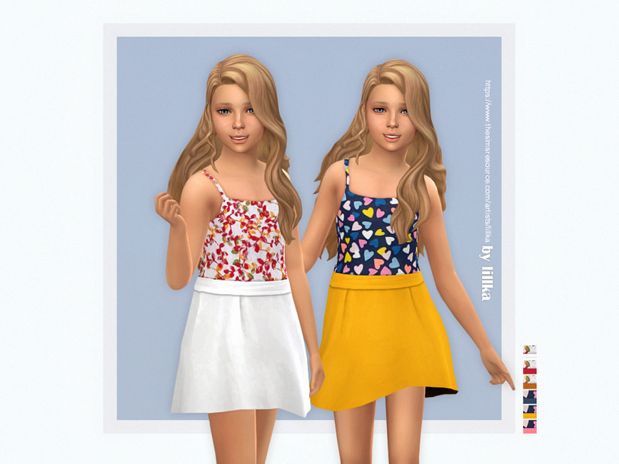 The Sims Resource - Teresa Dress