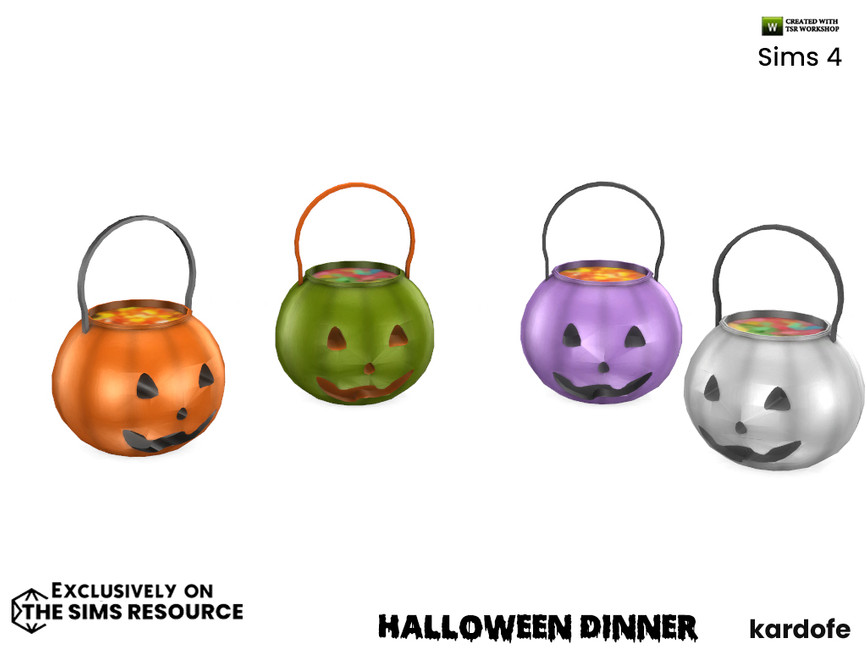 The Sims Resource - Halloween Dinner_Pumpkin