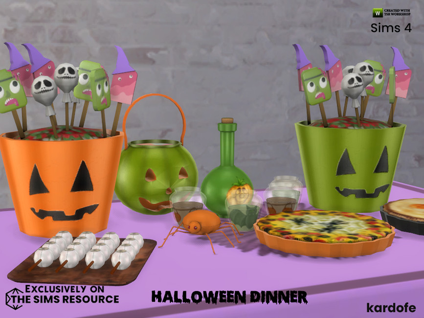 The Sims Resource - Halloween Dinner