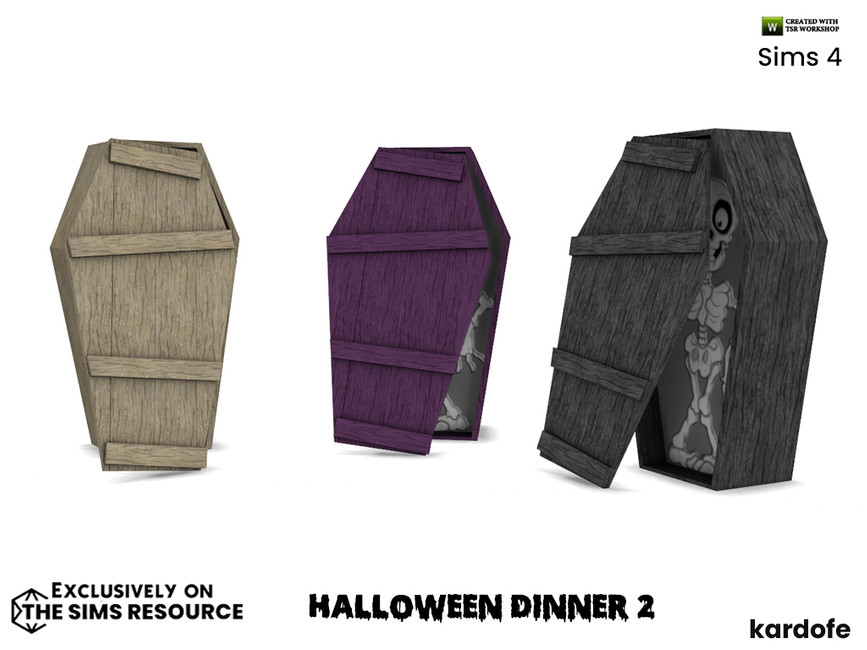 The Sims Resource - Halloween Dinner_Coffin