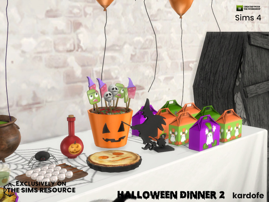 The Sims Resource - Halloween Dinner 2
