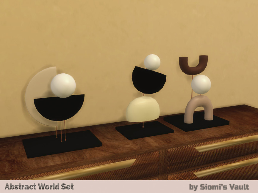 The Sims Resource - Abstract World set Sculpture#02 by Siomi's Vault
