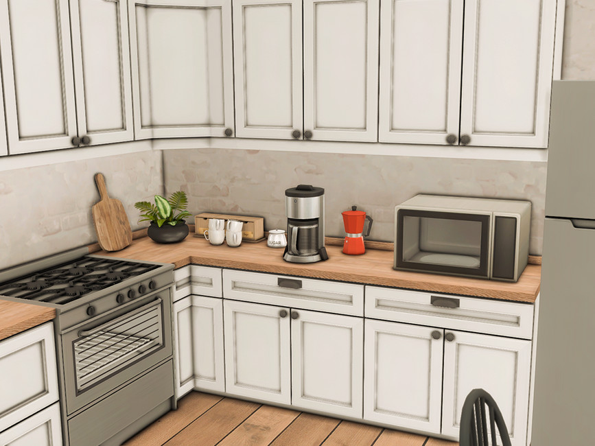 The Sims Resource - Brice Kitchen + Dining (TSR only CC)