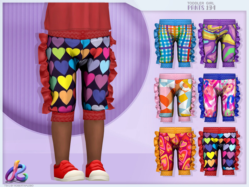 The Sims Resource - Toddler Girl Pants 194