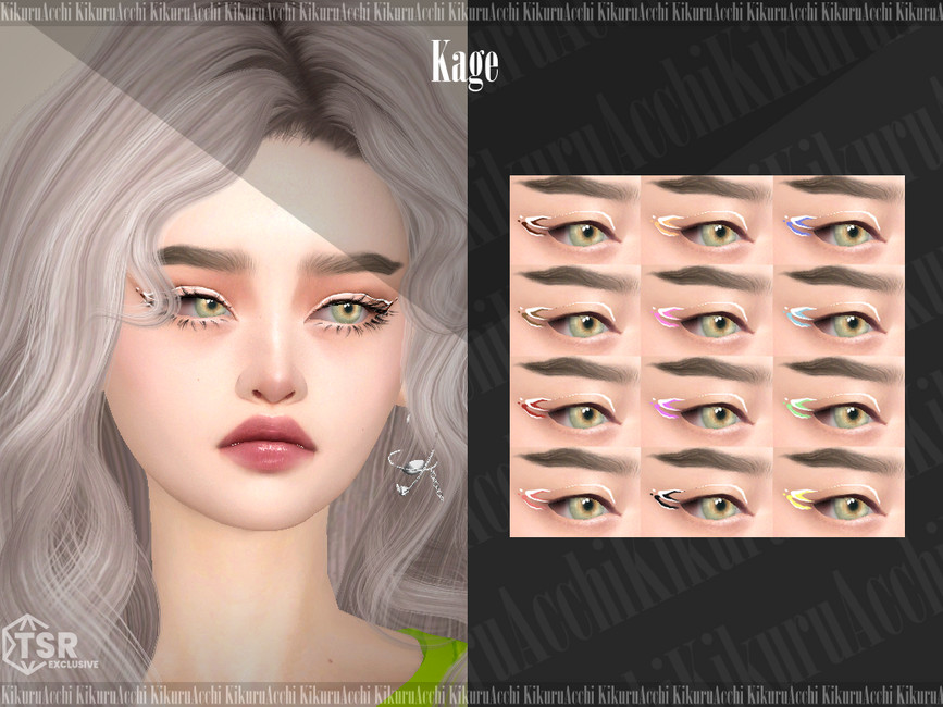 The Sims Resource - Kage Graphic Liner