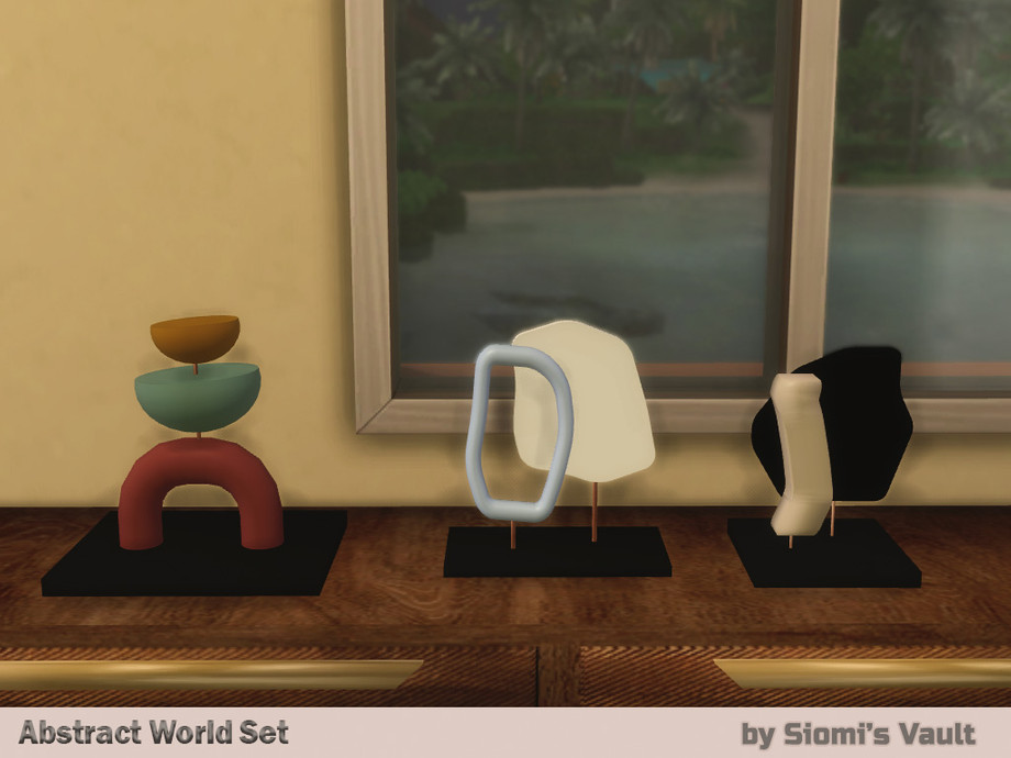 The Sims Resource | Abstract World set Sculpture#04 by Siomi's Vault