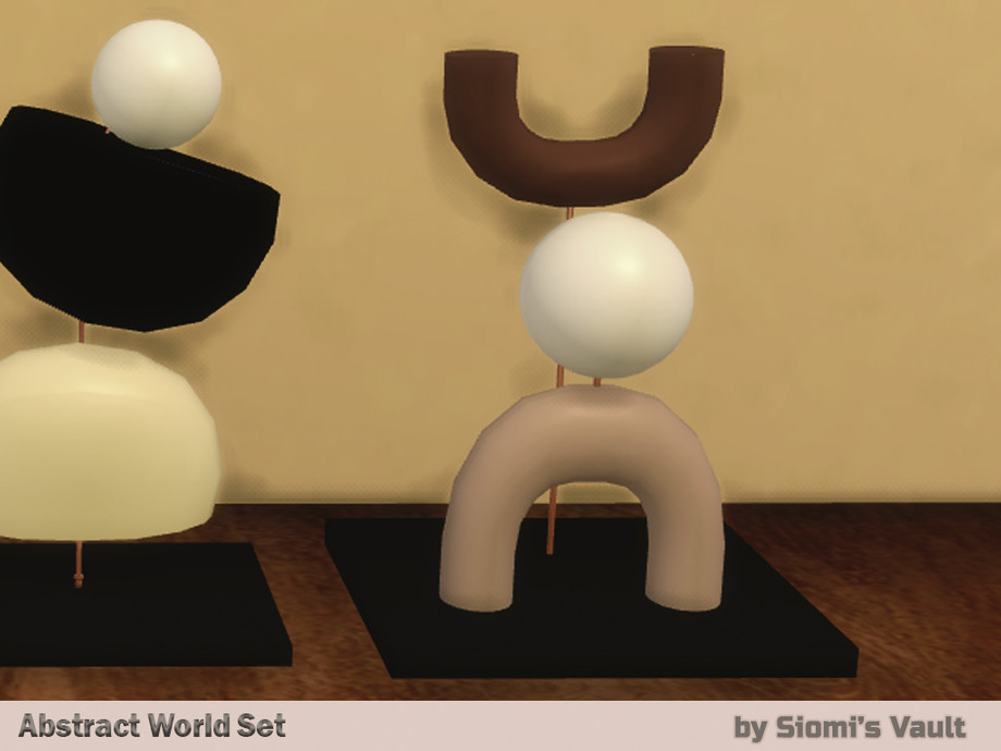 The Sims Resource | Abstract World set Sculpture#06 by Siomi's Vault