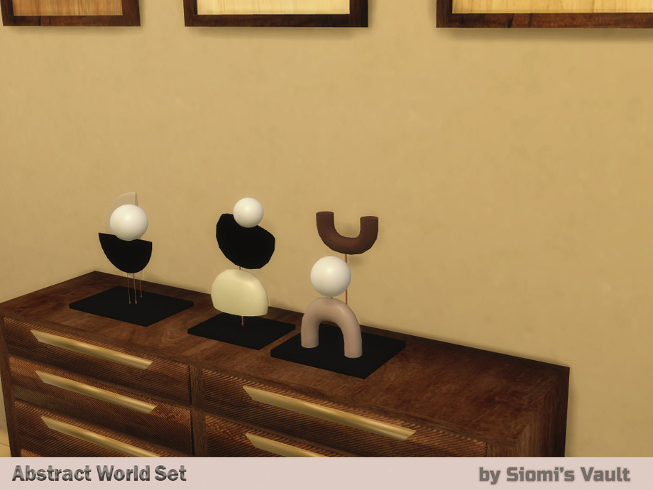 The Sims Resource | Abstract World set Sculpture#06 by Siomi's Vault
