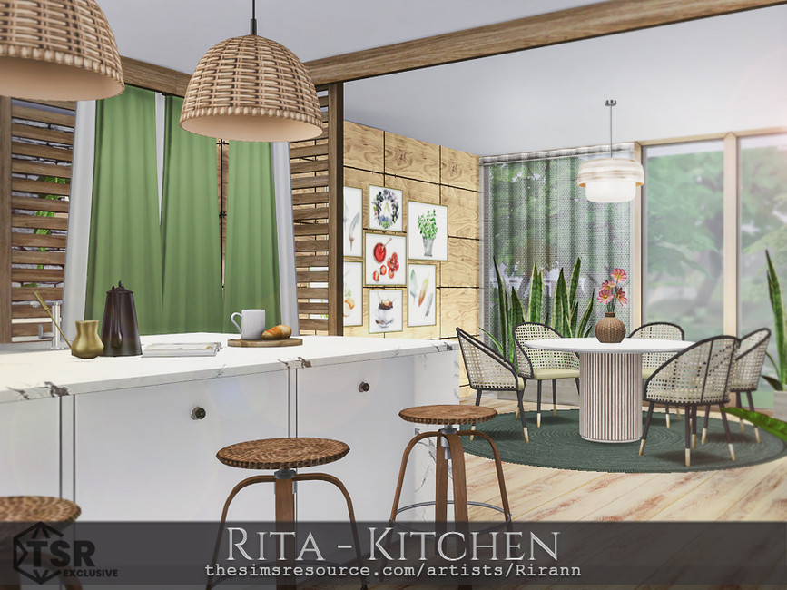 The Sims Resource - Rita - Kitchen - TSR CC Only