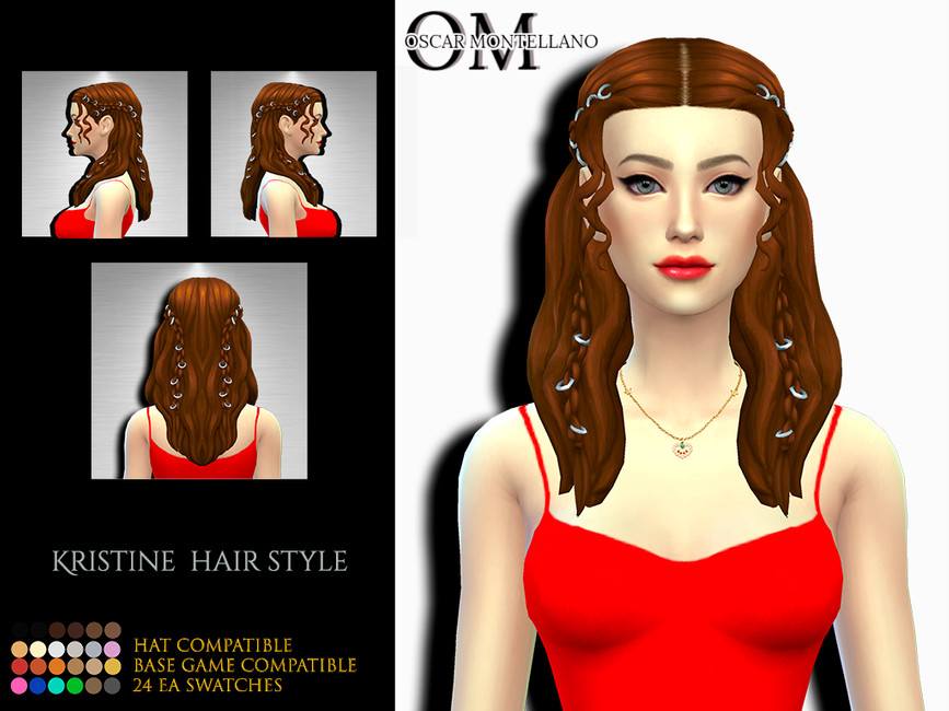 The Sims Resource - Kristine Hair Style