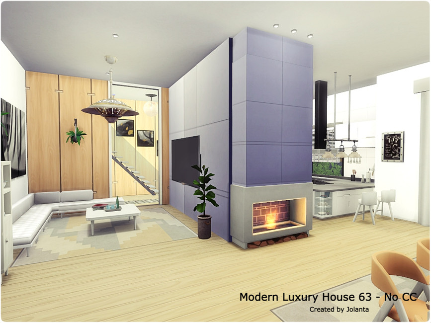 The Sims Resource - Modern Luxury House 63 - No CC