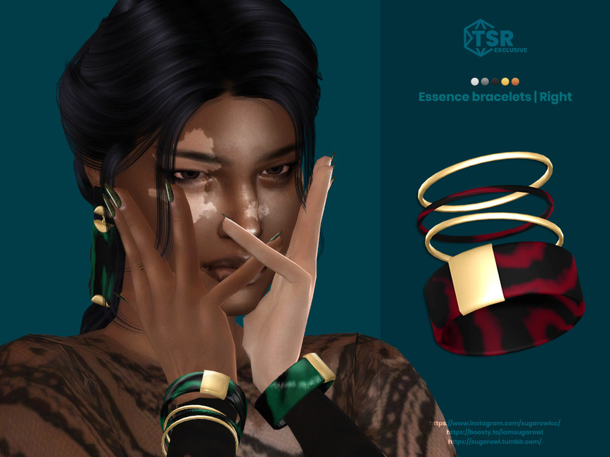 The Sims Resource - Essence bracelets right
