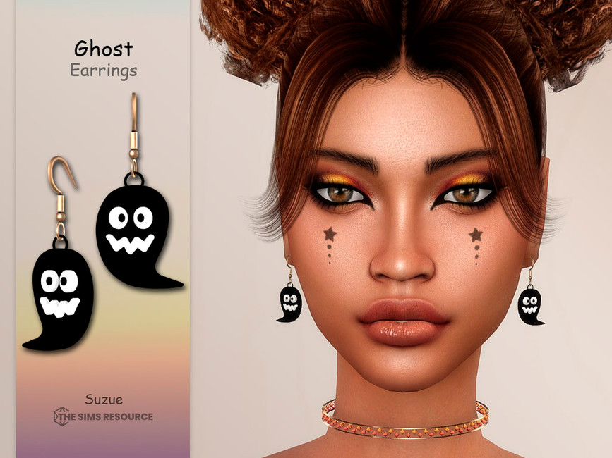 The Sims Resource - Ghost Earrings