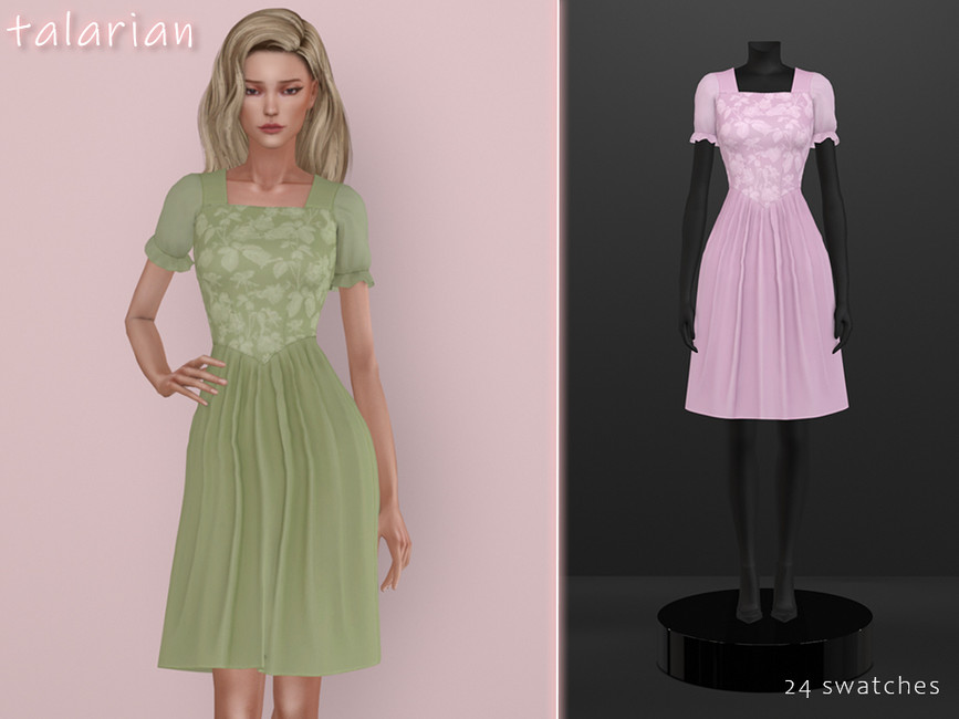 The Sims Resource - Madelyn Corset Dress