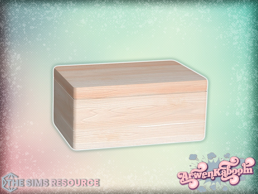 The Sims Resource - Farina - Wood Box Small