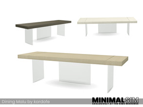 The Sims Resource - Dining Tables