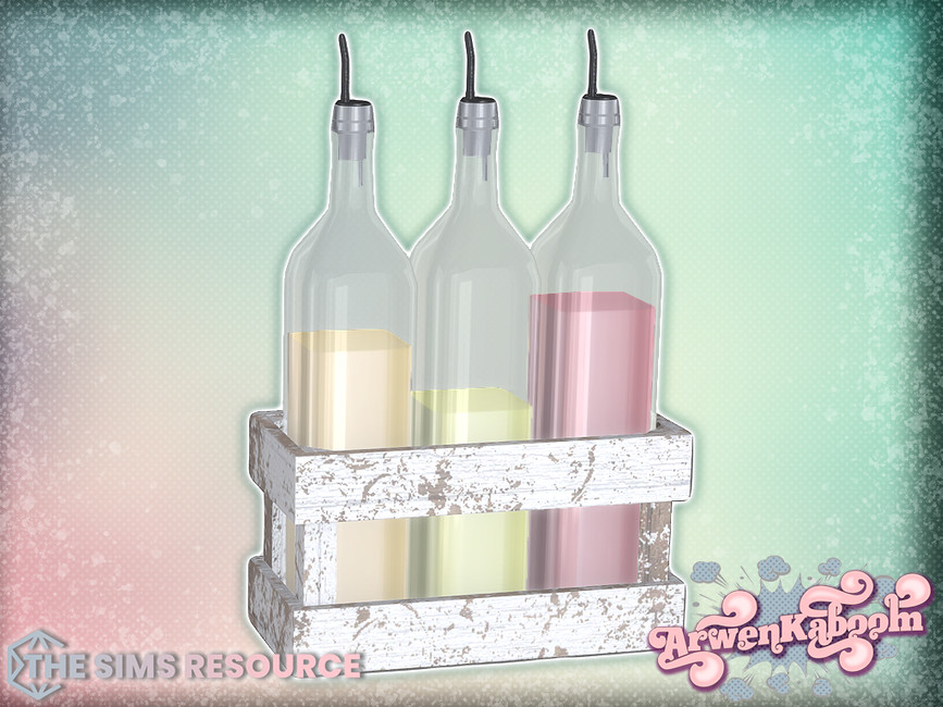 The Sims Resource - Farina - Cooking Oil Bottles