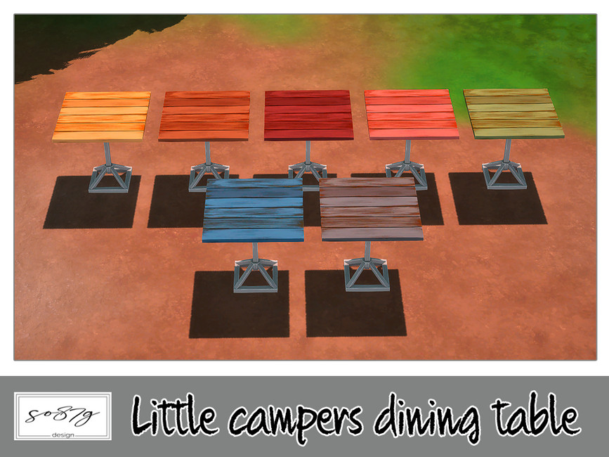 The Sims Resource - Little campers dining table
