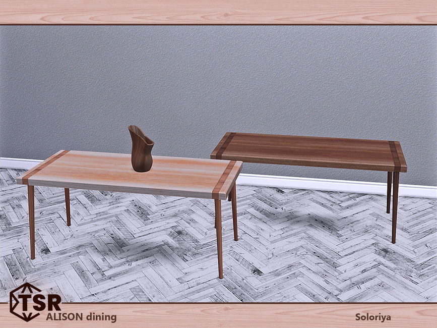 The Sims Resource - Alison Dining. Dining Table