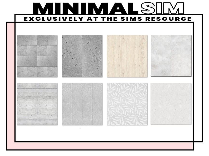 The Sims Resource - MinimalSim - Floor Set