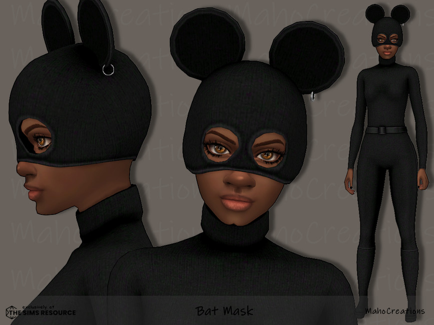 The Sims Resource - Halloween - Bat Mask